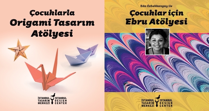 Çocuklar İçin Ebru ve Origami Atölyesi Programları Tamamlandı